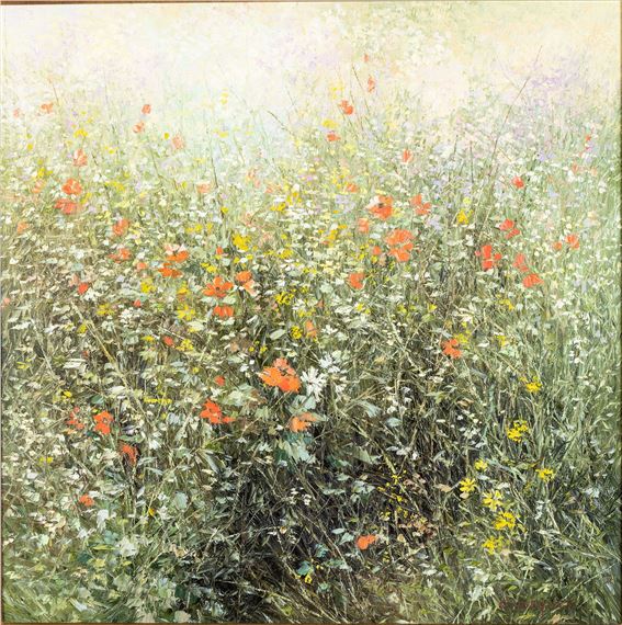 Jean Calude Cubaynes | Flowers (1986) | MutualArt