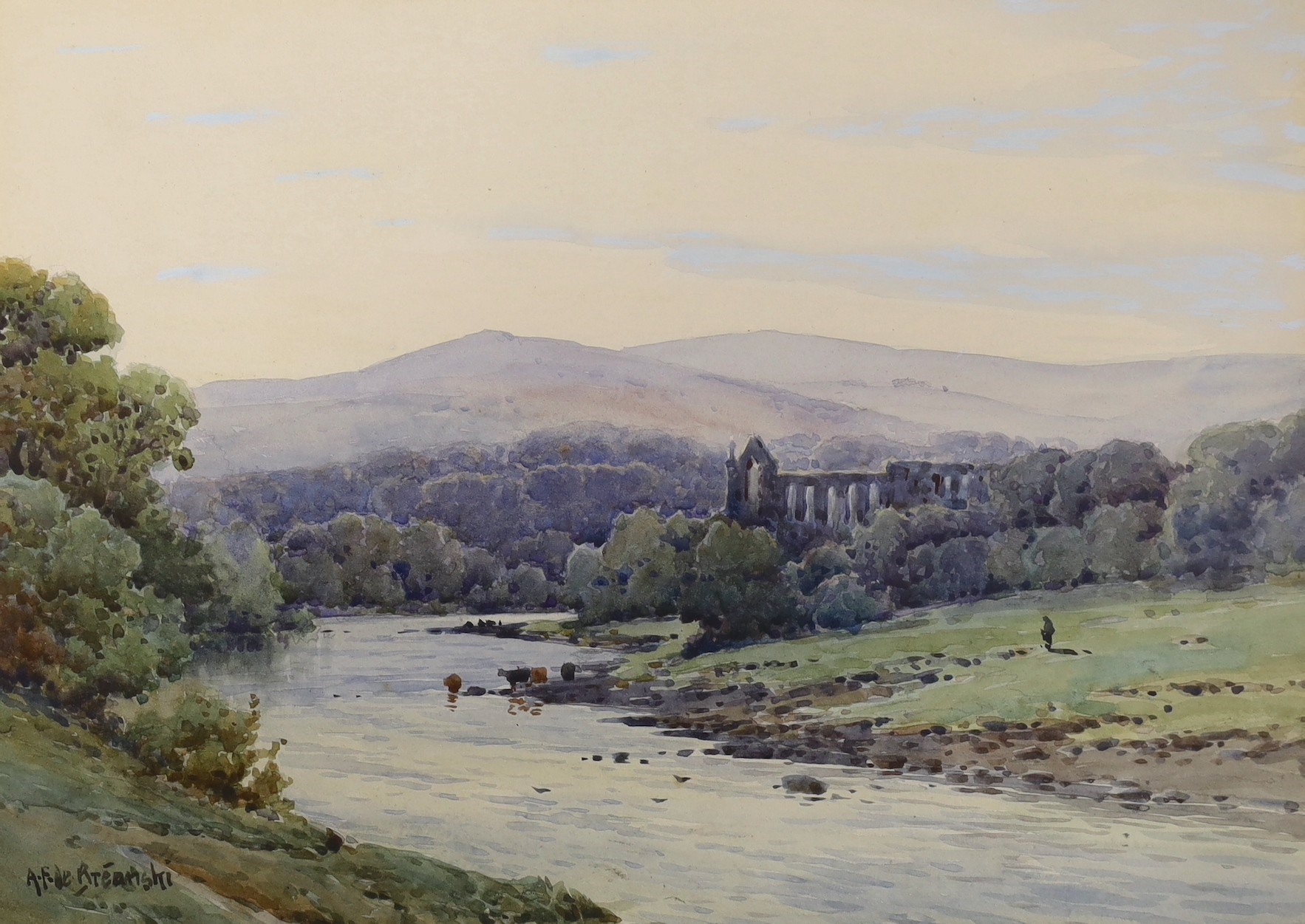 Alfred de Breanski Jr. | 'Fountains Abbey' | MutualArt