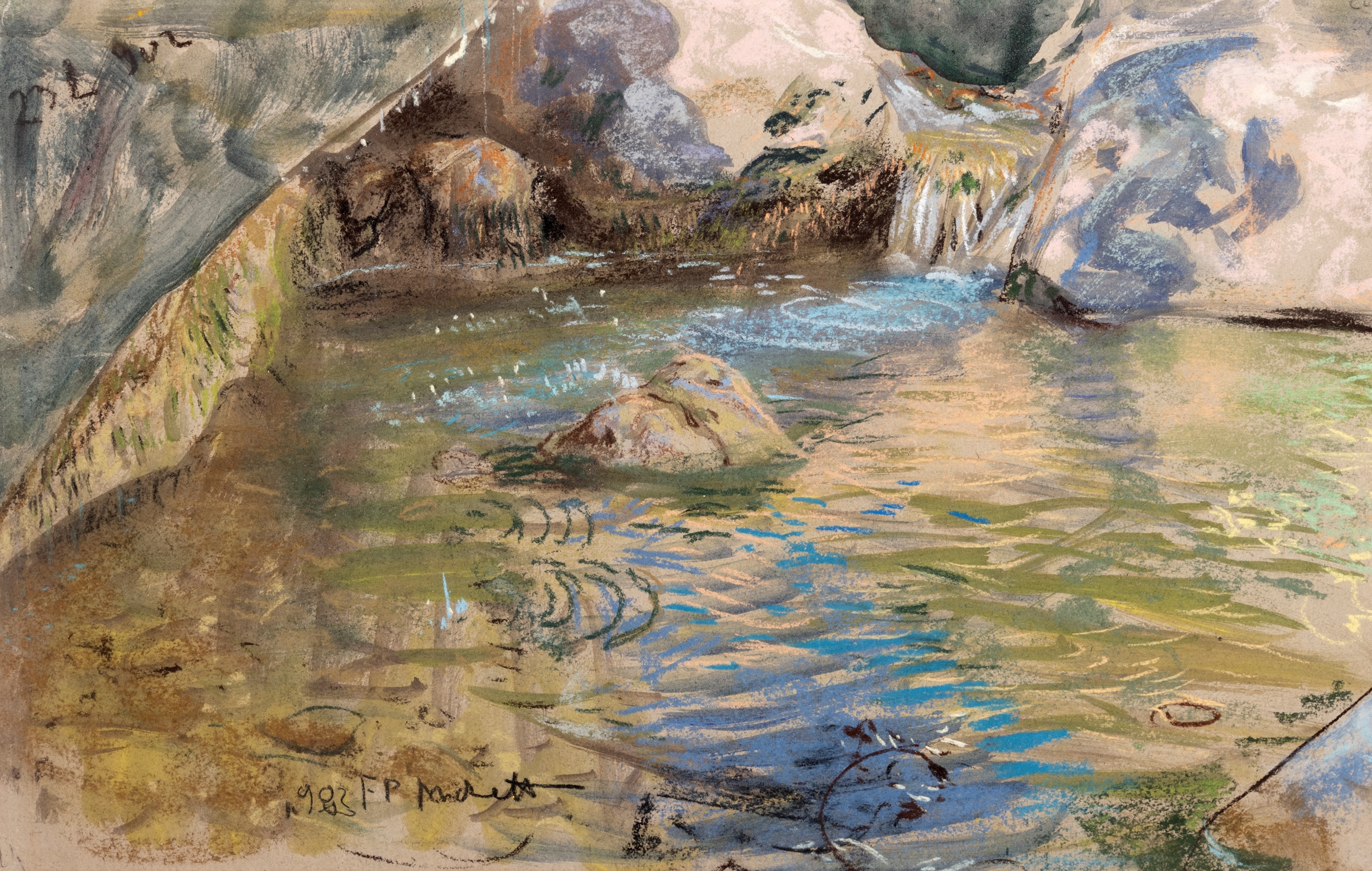 Francesco Paolo Michetti | At the spring (1898 - 1902) | MutualArt