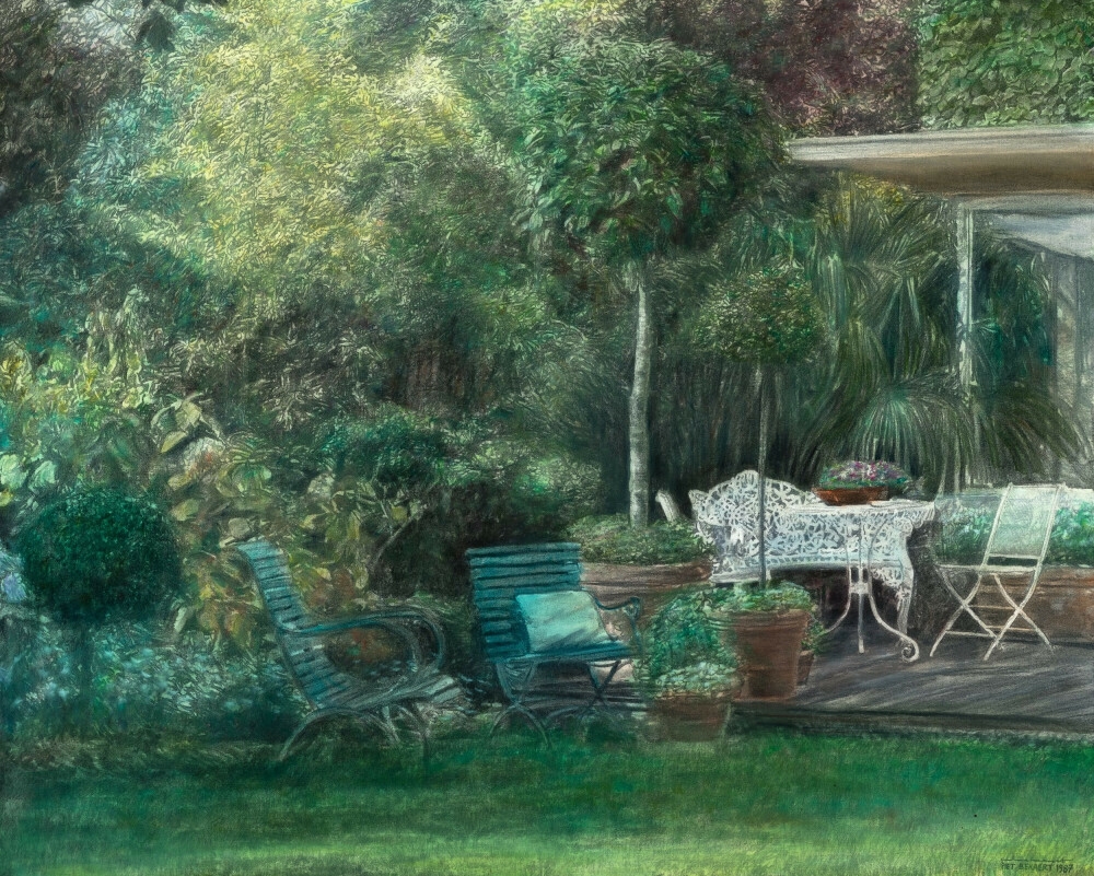 Piet Bekaert | Garden with summer terrace | MutualArt