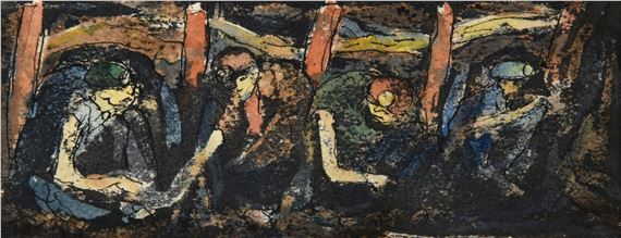 Tom McGuinness | Miners underground | MutualArt