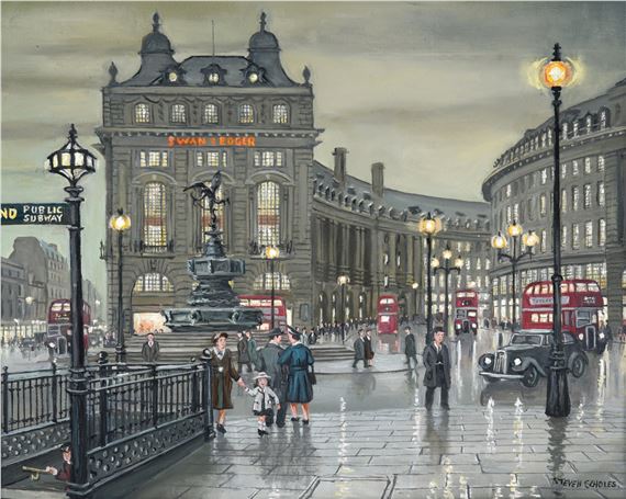 Steven Scholes | Piccadilly London, 1962 (1962) | MutualArt