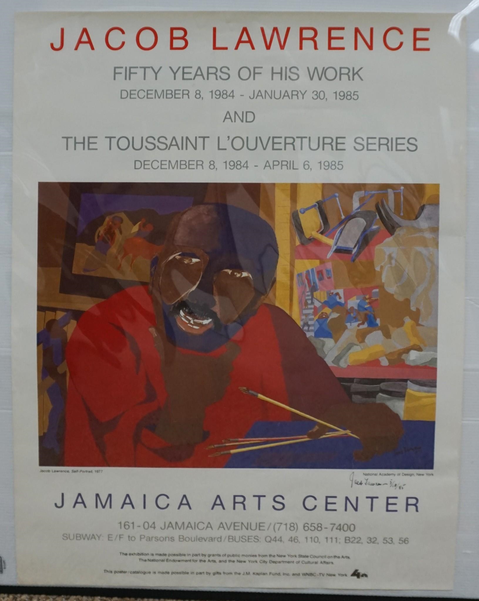 Jacob Lawrence | Fifty Years of His Work and The Toussaint L'Ouverture ...