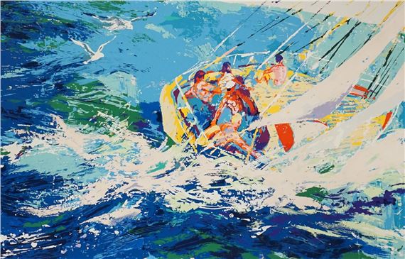 LeRoy Neiman | Aegean Sailing | MutualArt