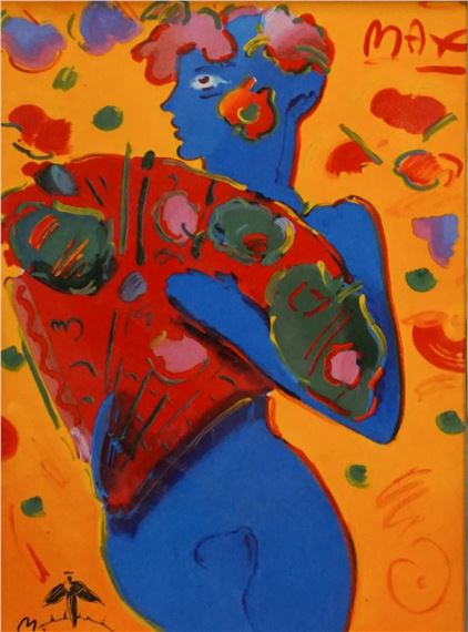 Peter Max | Fan Dancer | MutualArt