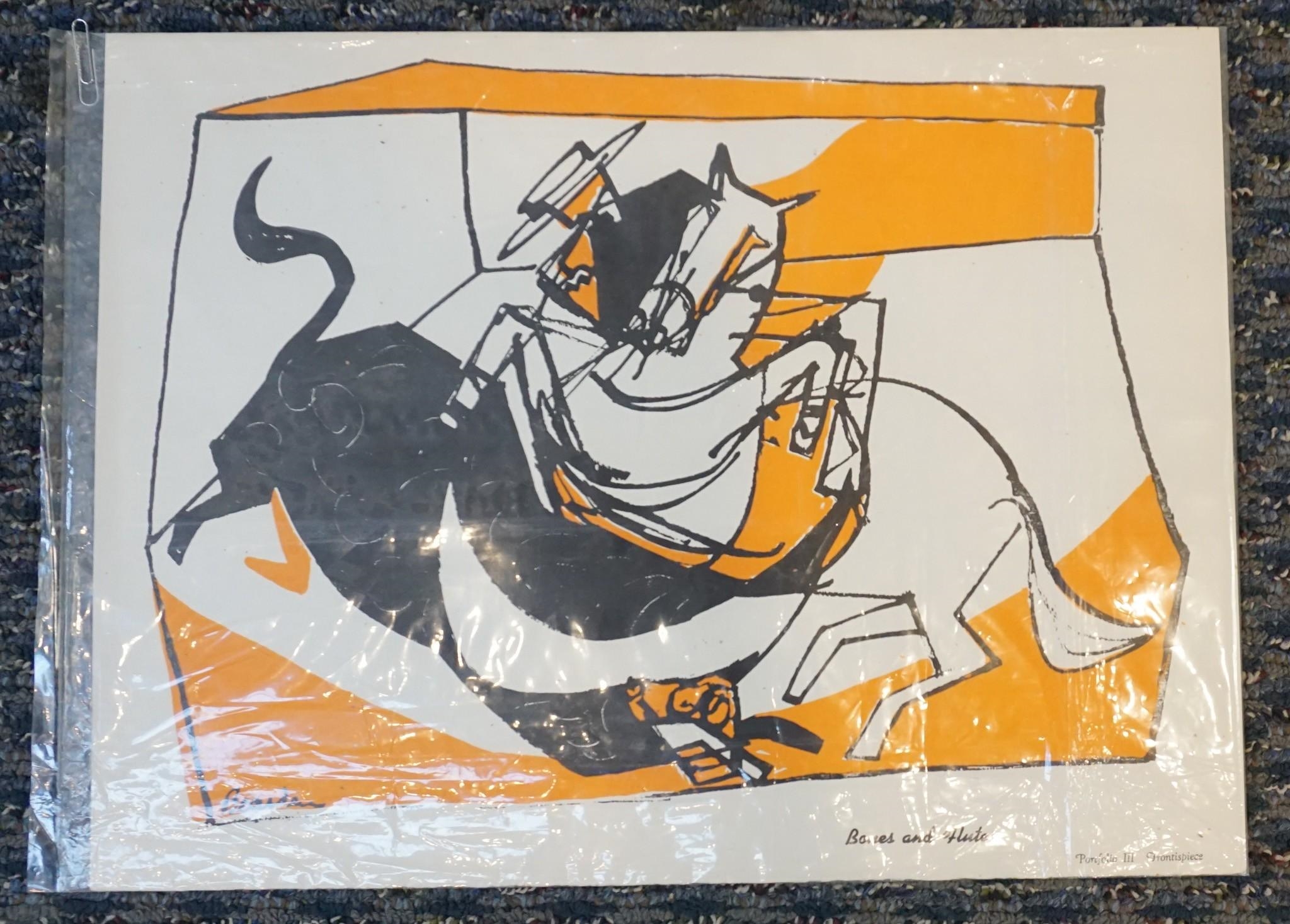 Romare Bearden | Bones and Flutes (1946) | MutualArt