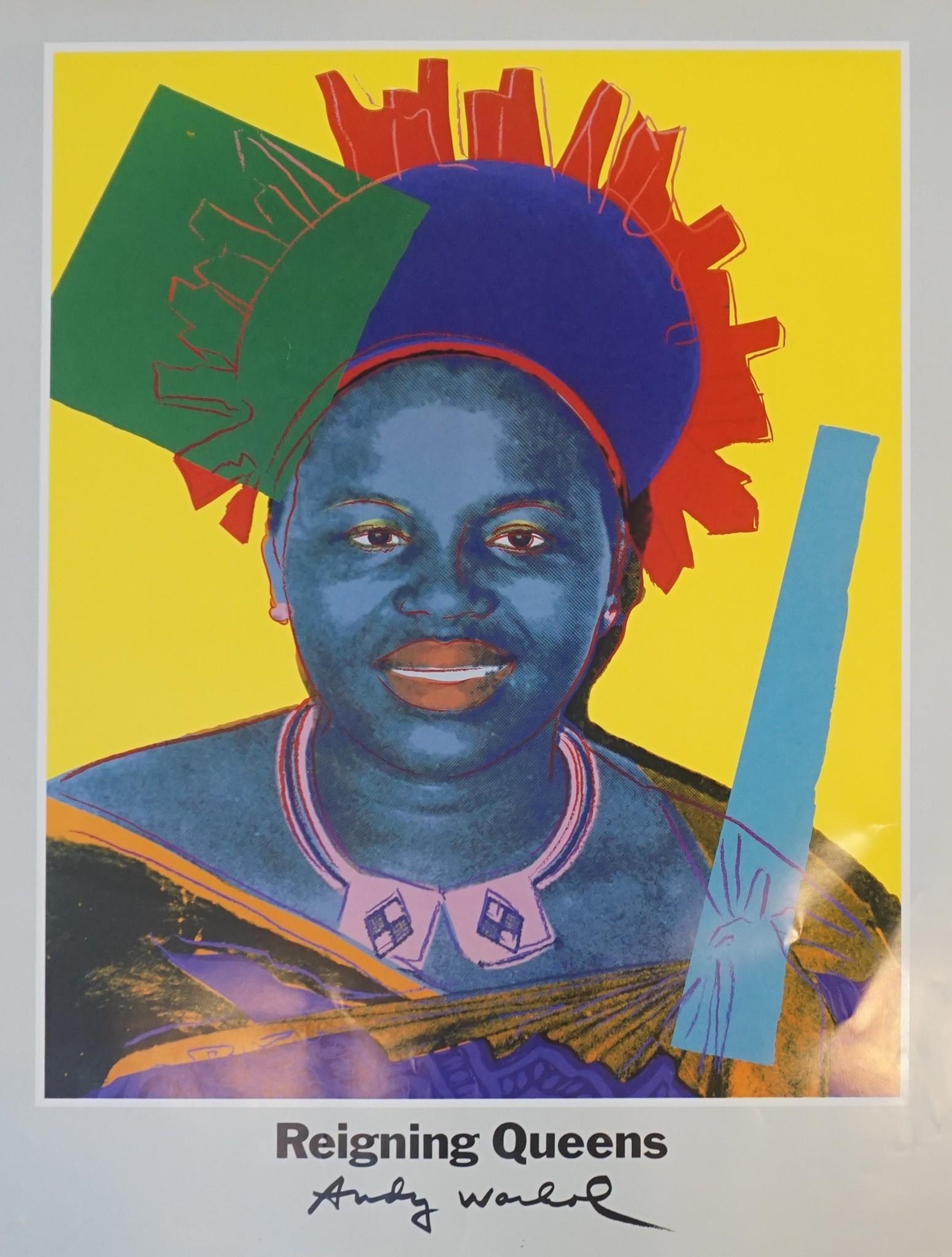Andy Warhol | Queen Ntombi Twala of Swaziland from Reigning Queens ...