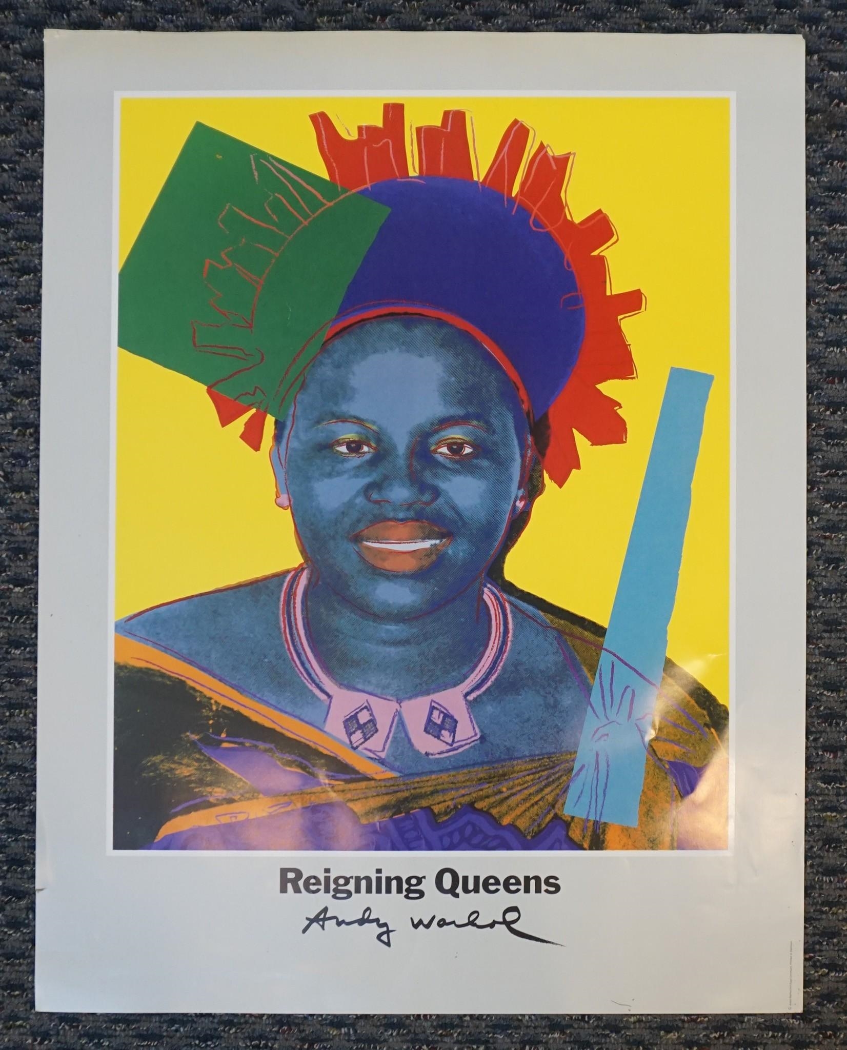 Andy Warhol | Queen Ntombi Twala of Swaziland from Reigning Queens ...
