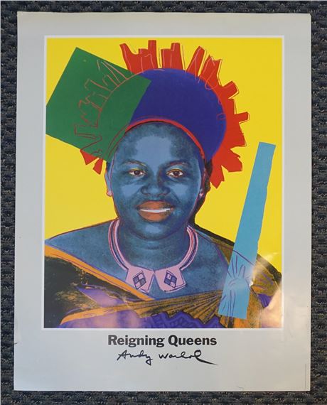 Andy Warhol | Queen Ntombi Twala of Swaziland from Reigning Queens ...
