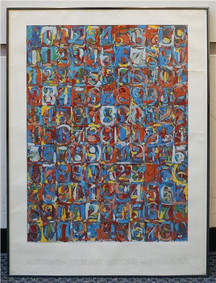 Jasper Johns | Numbers in Color (1959) | MutualArt