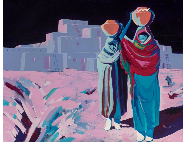 Malcolm Furlow | Pueblo Water Carriers | MutualArt