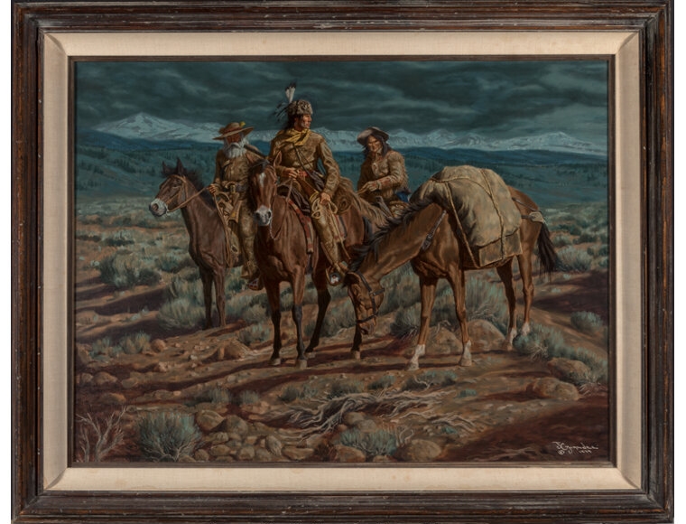 Joe Grandee | Moonlit Way of Wolfman Trail | MutualArt