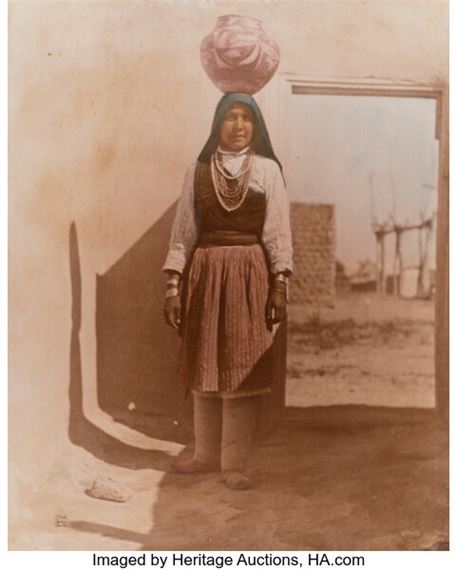 Carl Moon | Isleta Woman | MutualArt