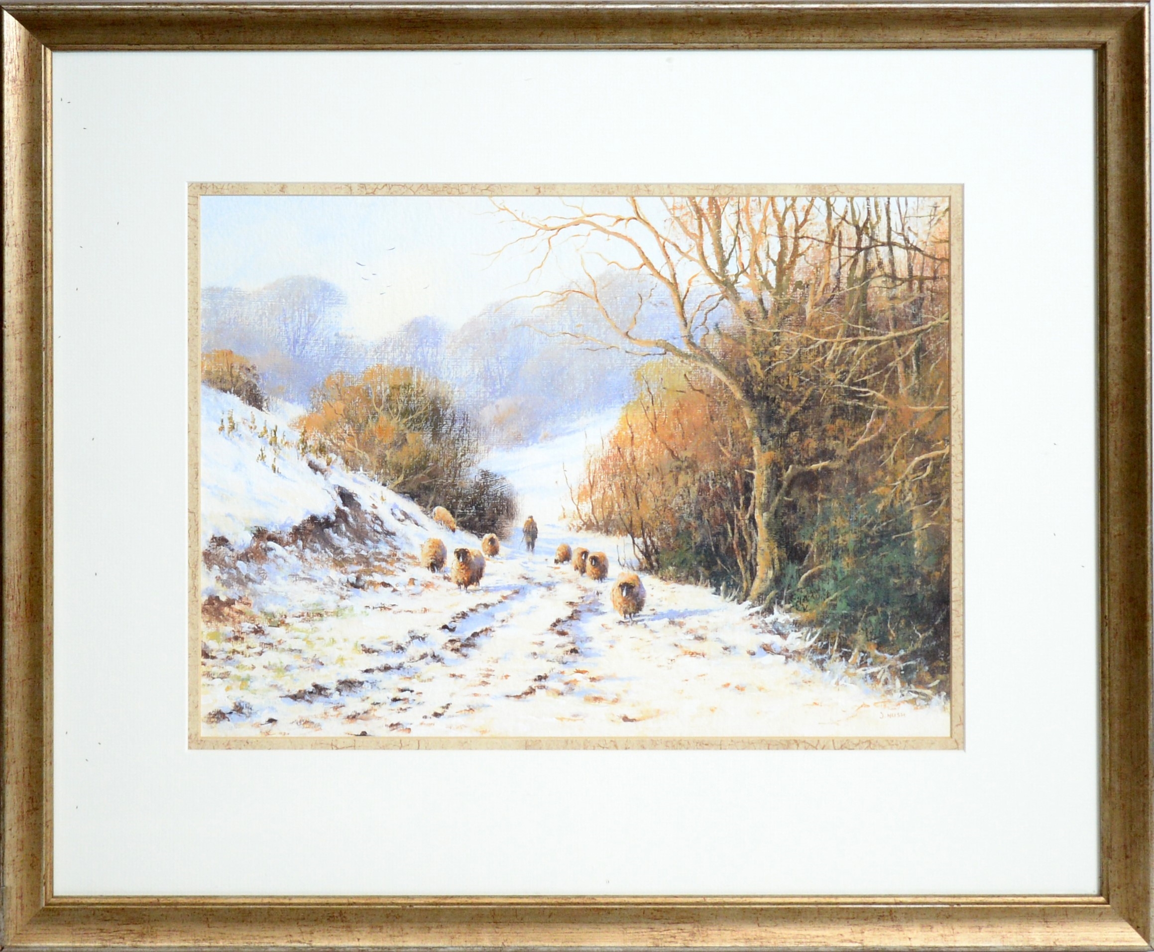 Joe Hush | Winter Sheep | MutualArt