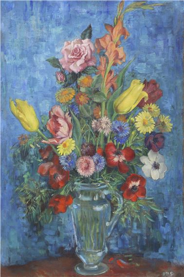 Paul Mantes | Nature morte aux fleurs (1952) | MutualArt