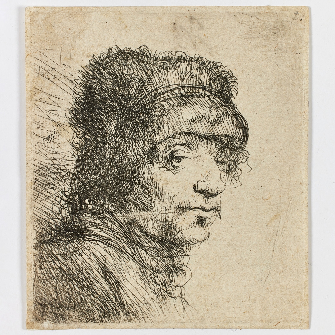 Jan Lievens | Young man in a fur cap | MutualArt
