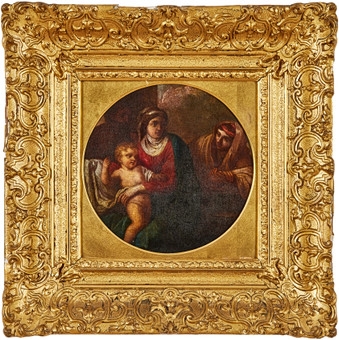 Sebàstien Bourdon | Jungfru Maria med barnet och Marias moder Sankta ...