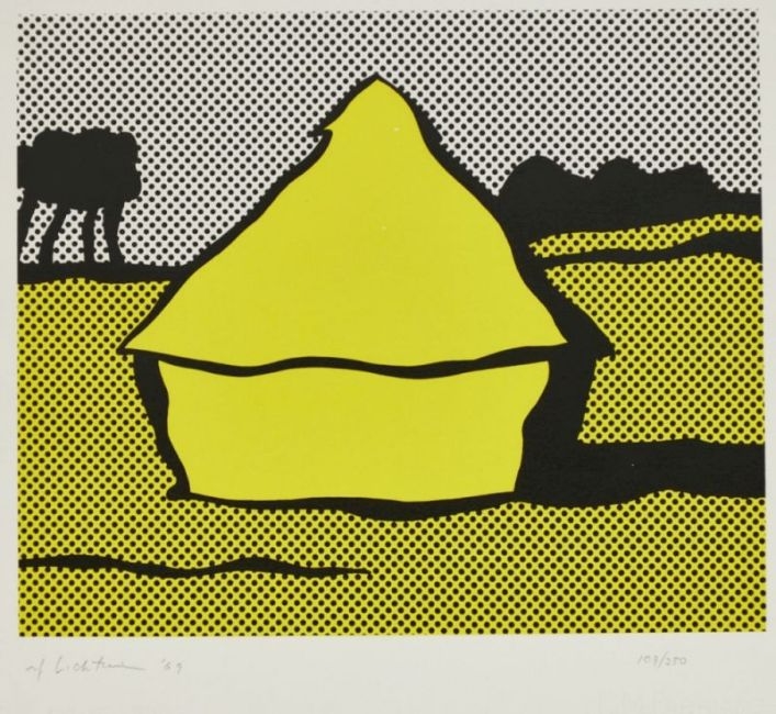Roy Lichtenstein | Yellow Haystack | MutualArt