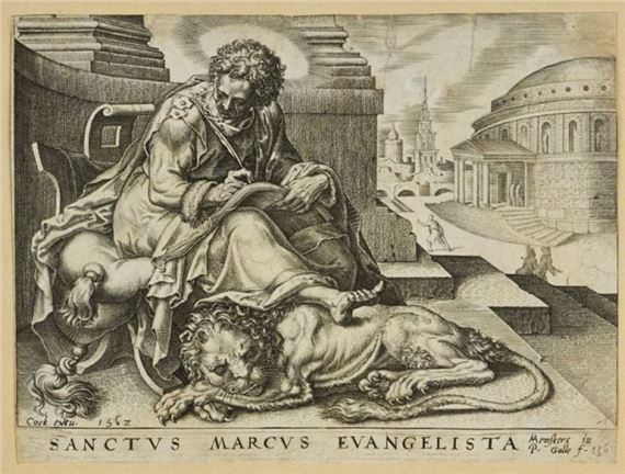 Philip Galle | Sanctus Marcus Evangelista (1562) | MutualArt