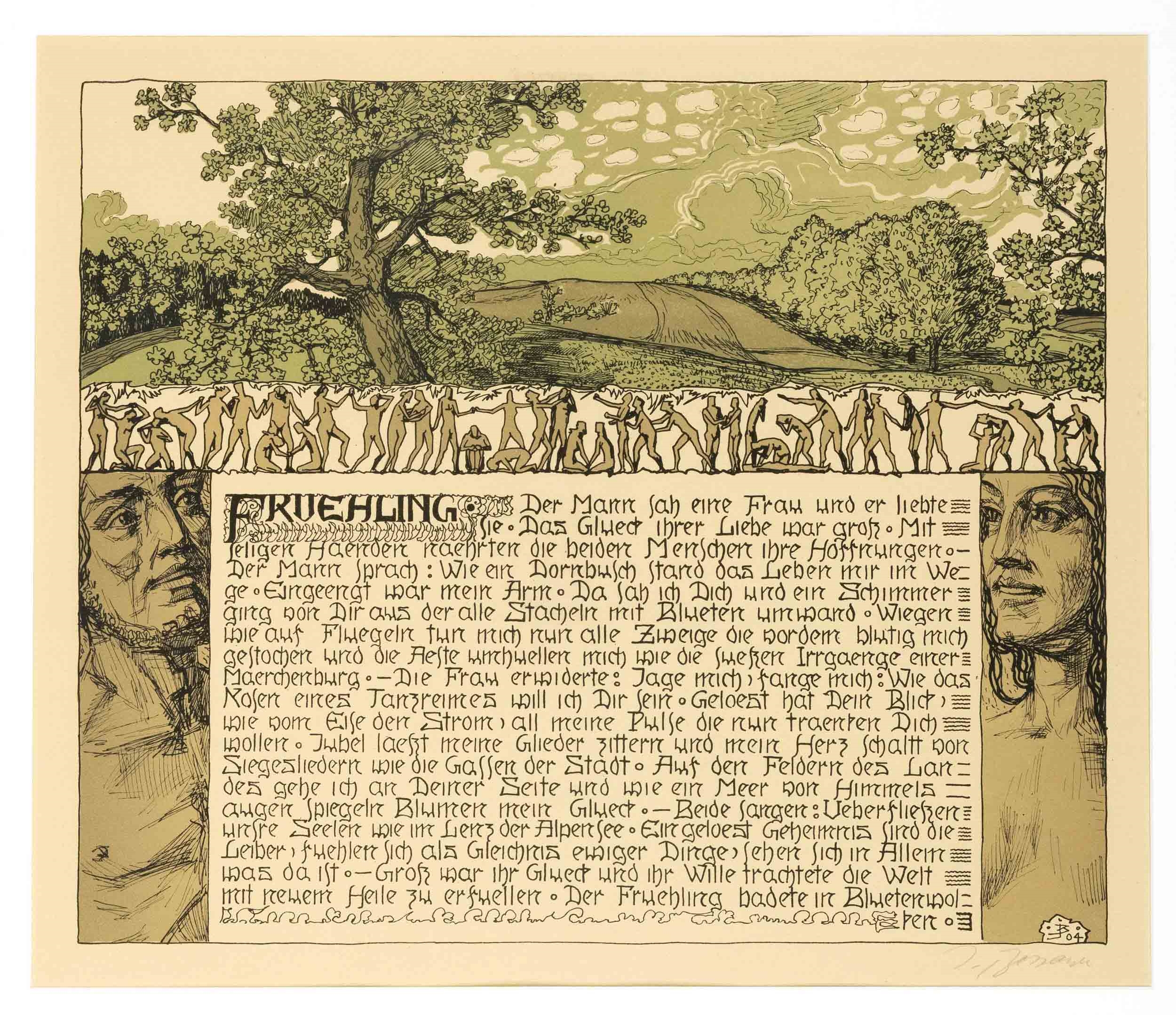 Johann Michael Bossard | The Year (1906) | MutualArt