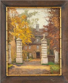 Ludwig Dettmann | Baum im Wind | MutualArt