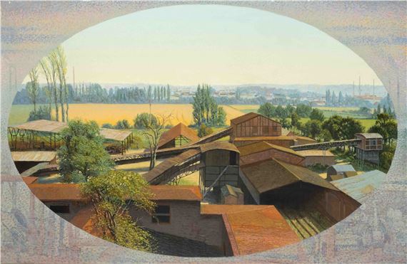 Fritz Kreidt | ''Brikettfabrik Zipsendorf Nebengebäude'' | MutualArt