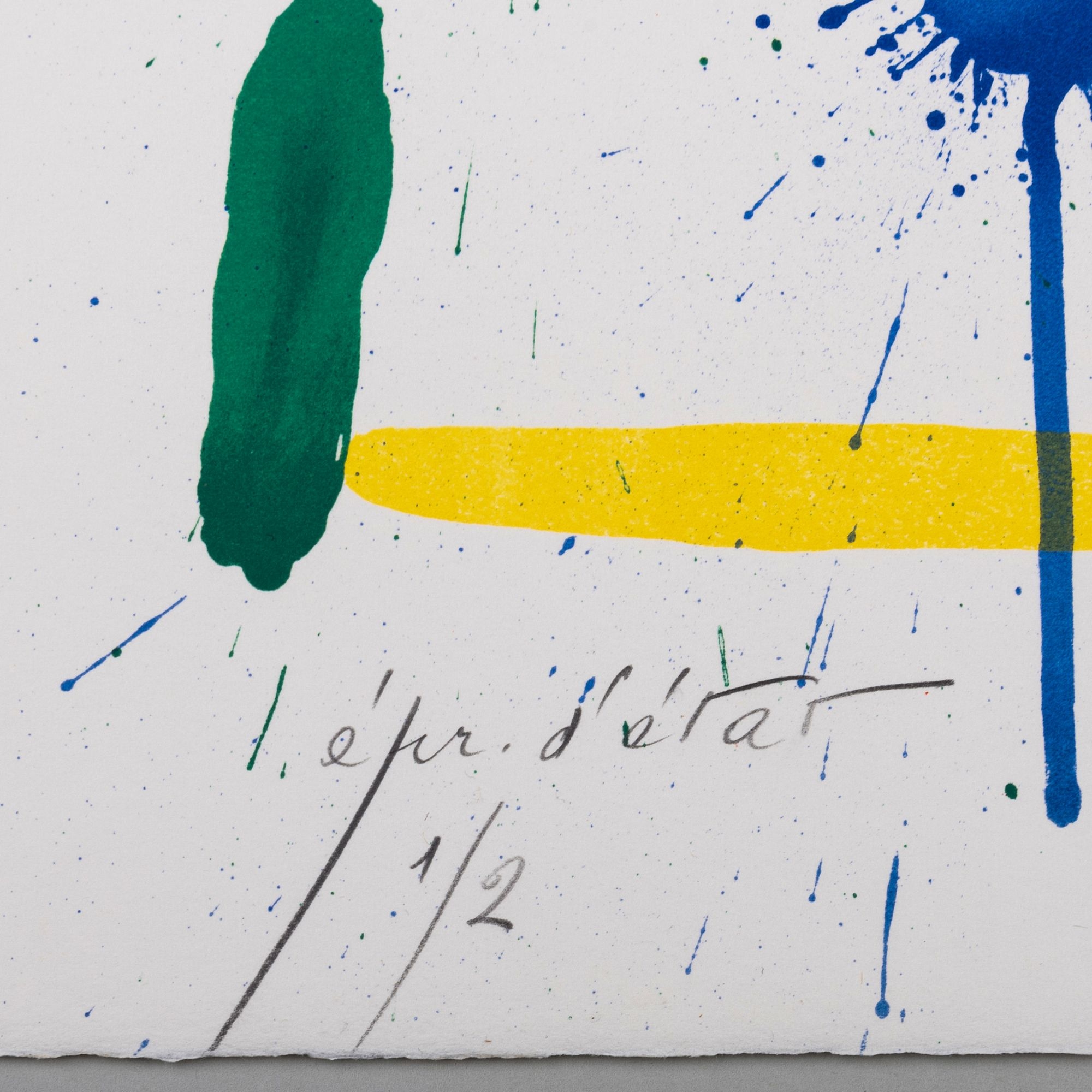 Joan Miró | Intermediate State of Poster for the Opening of the Mourlot ...