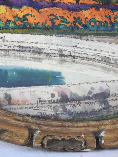 Tony Georges Roux | View of the gardens of Versailles (1939) | MutualArt