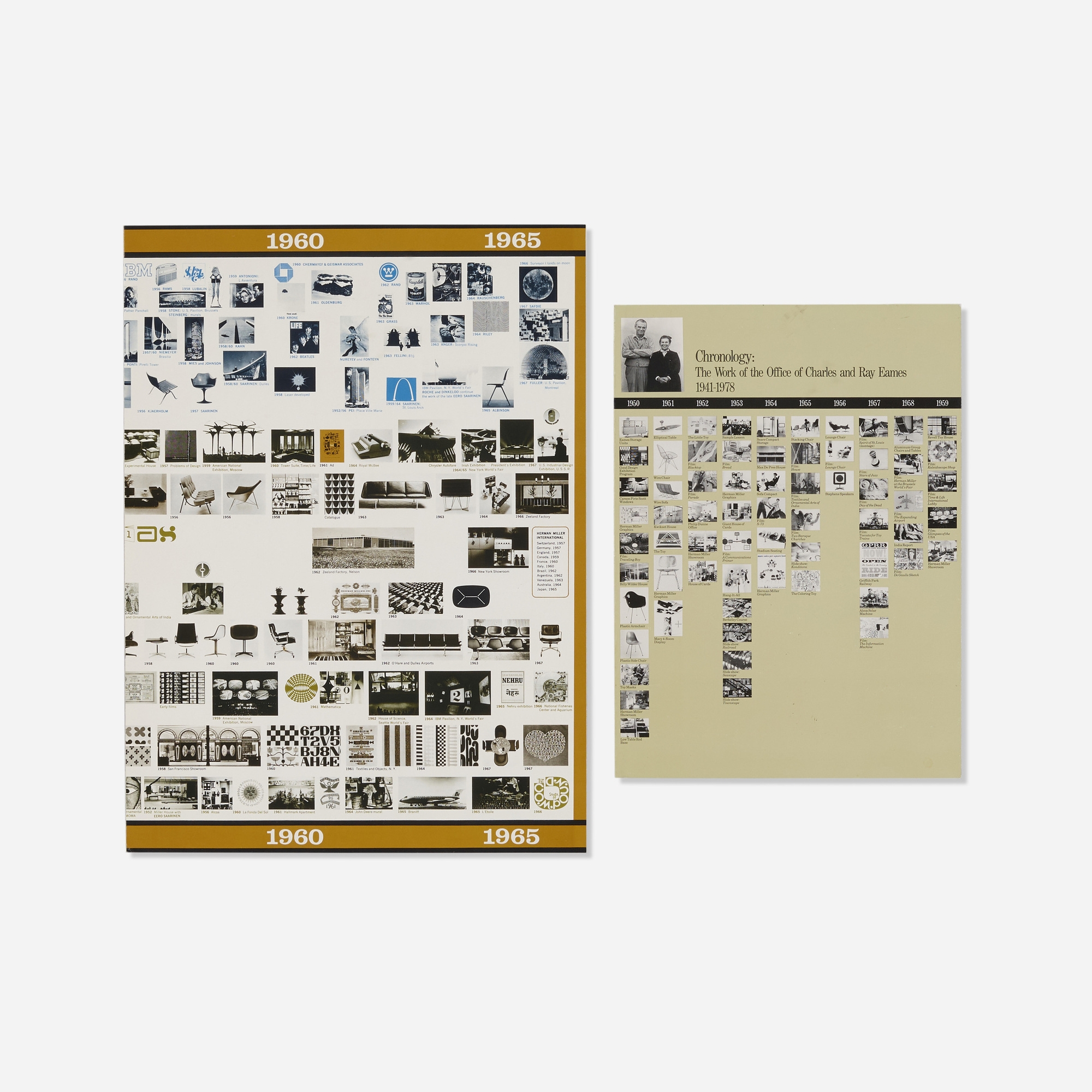 Herman Miller | Posters, set of two (1967) | MutualArt