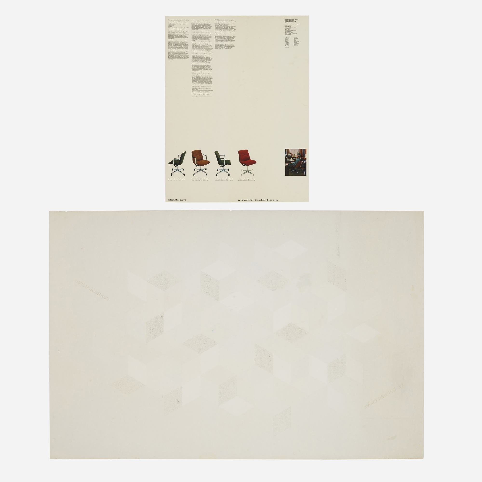 Herman Miller | Posters, set of two (1971) | MutualArt