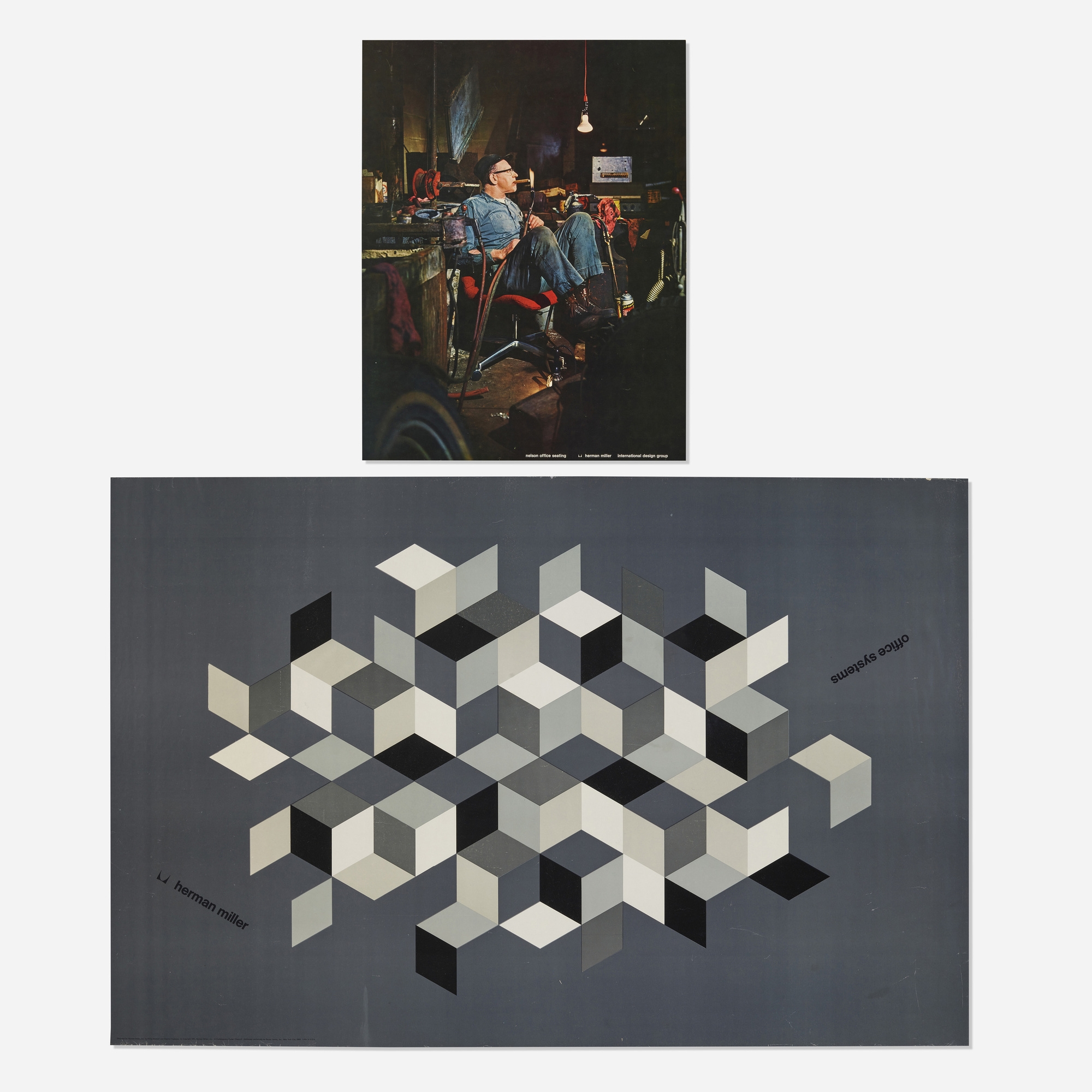 Herman Miller | Posters, set of two (1971) | MutualArt