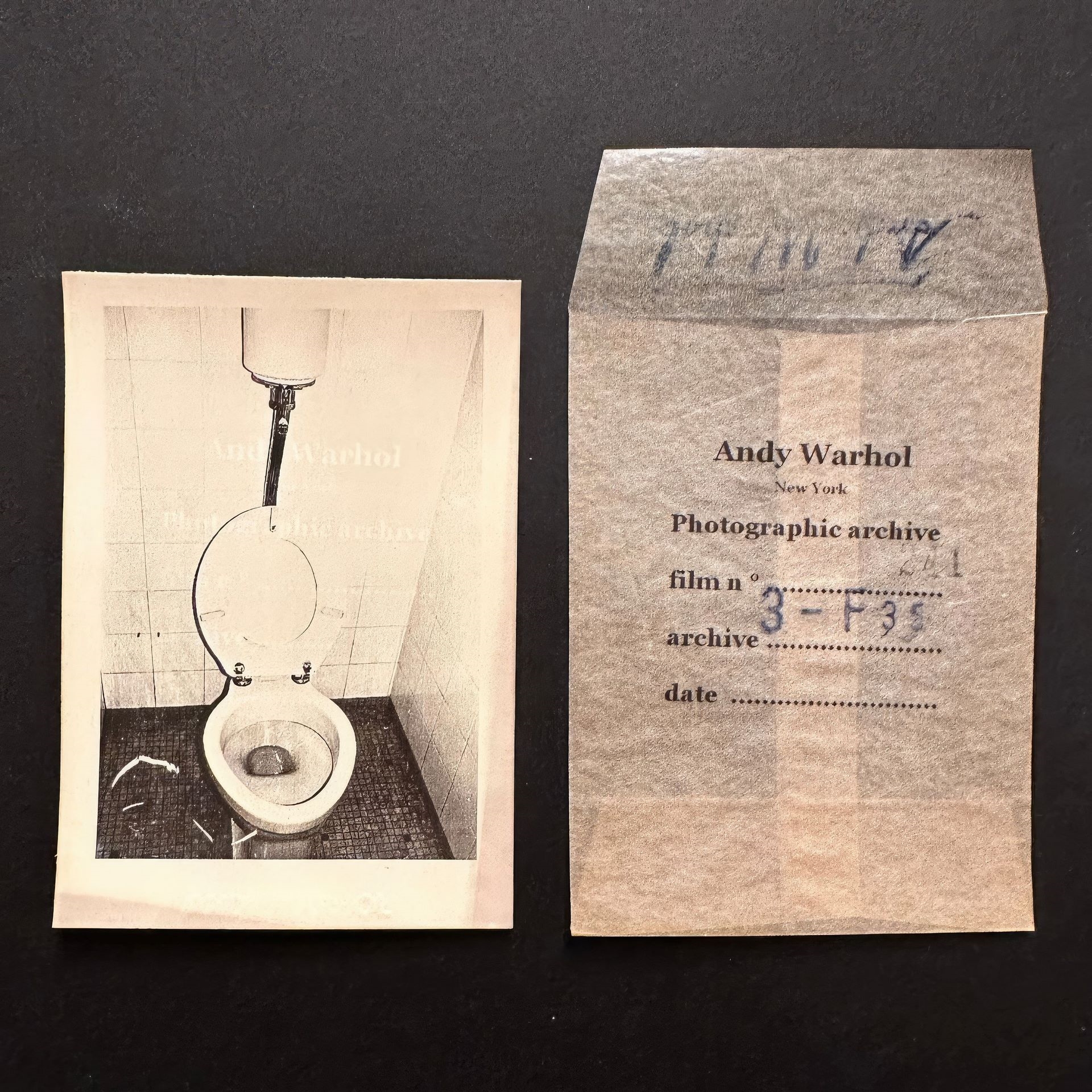 Andy Warhol | Andy Warhol (according to), toilet, photographic draw ...