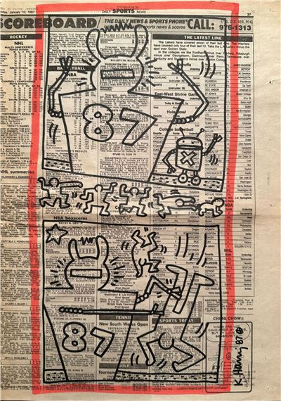 Keith Haring | Keith Haring (According to), Daily Sports News page ...