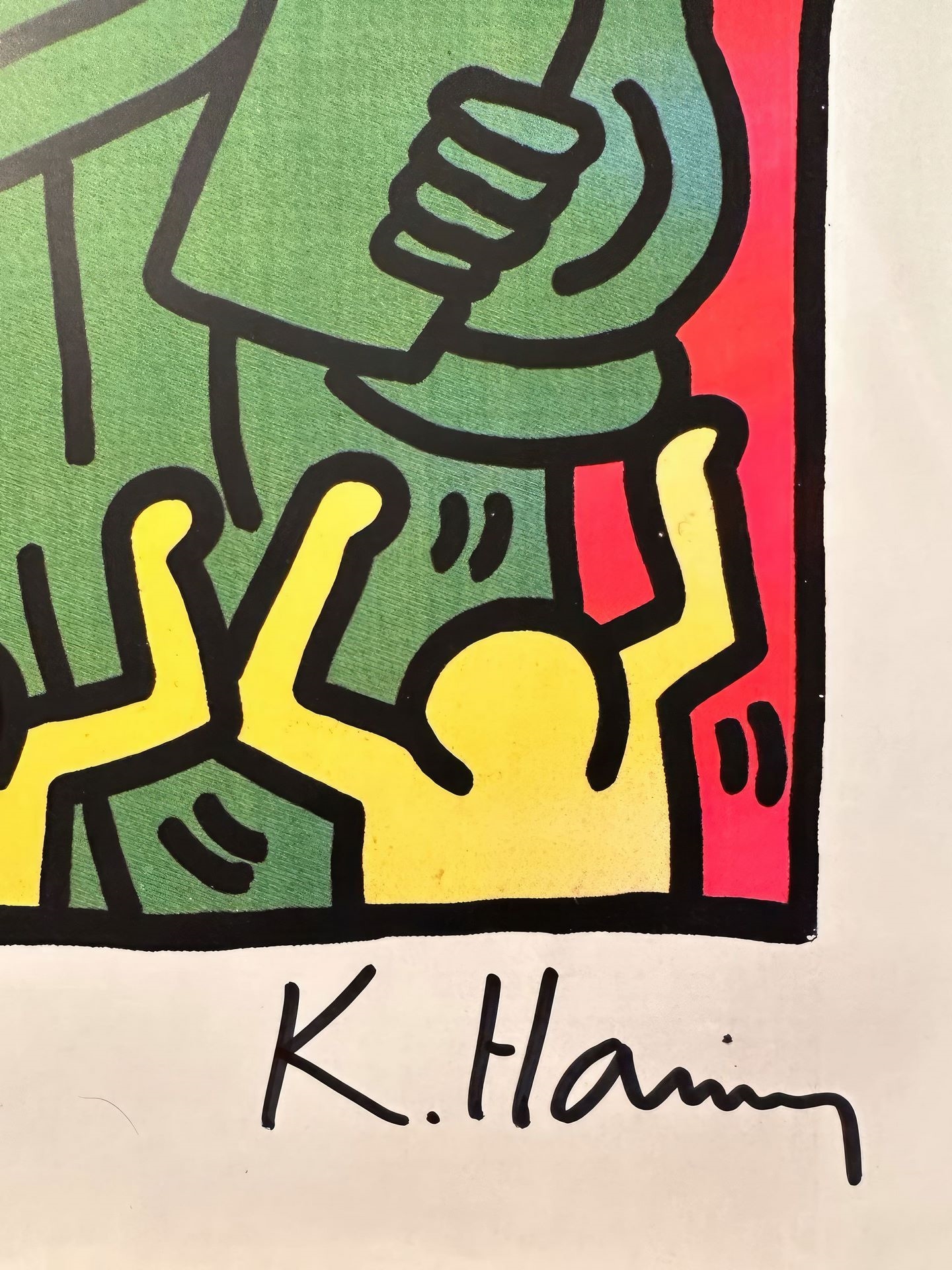 Keith Haring | Keith Haring (According to), Statue of Liberty, offset ...