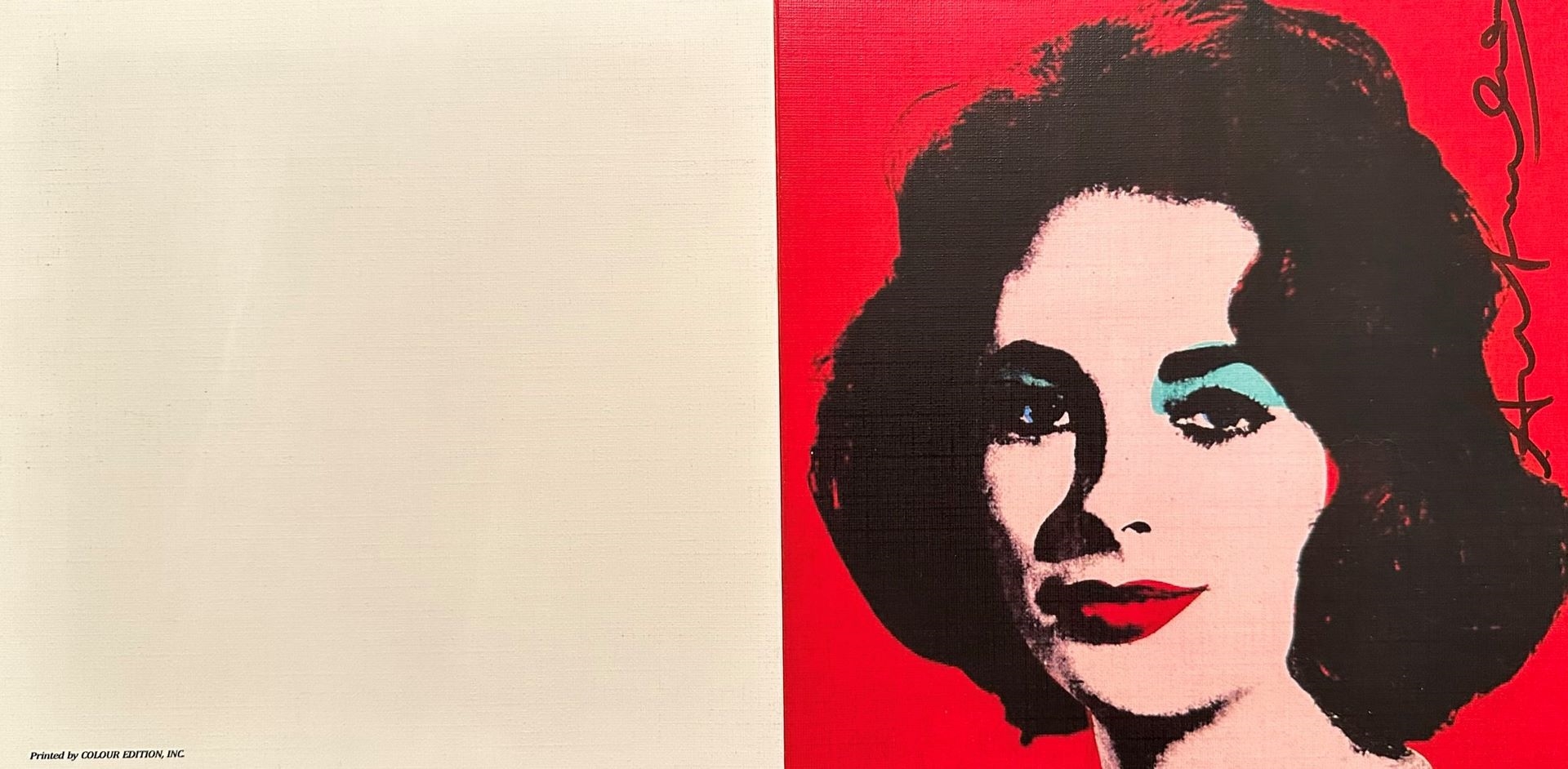 Warhol Andy | Andy Warhol (According to), Liz, invitation card of the ...