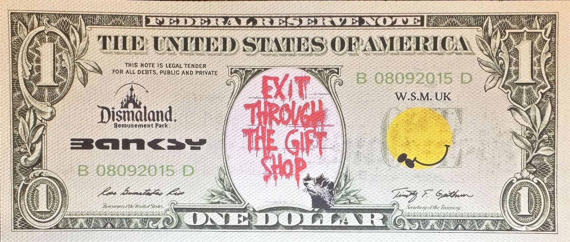 Banksy | Banksy (according to), $ 1 exit through the gift shop, 2015 ...