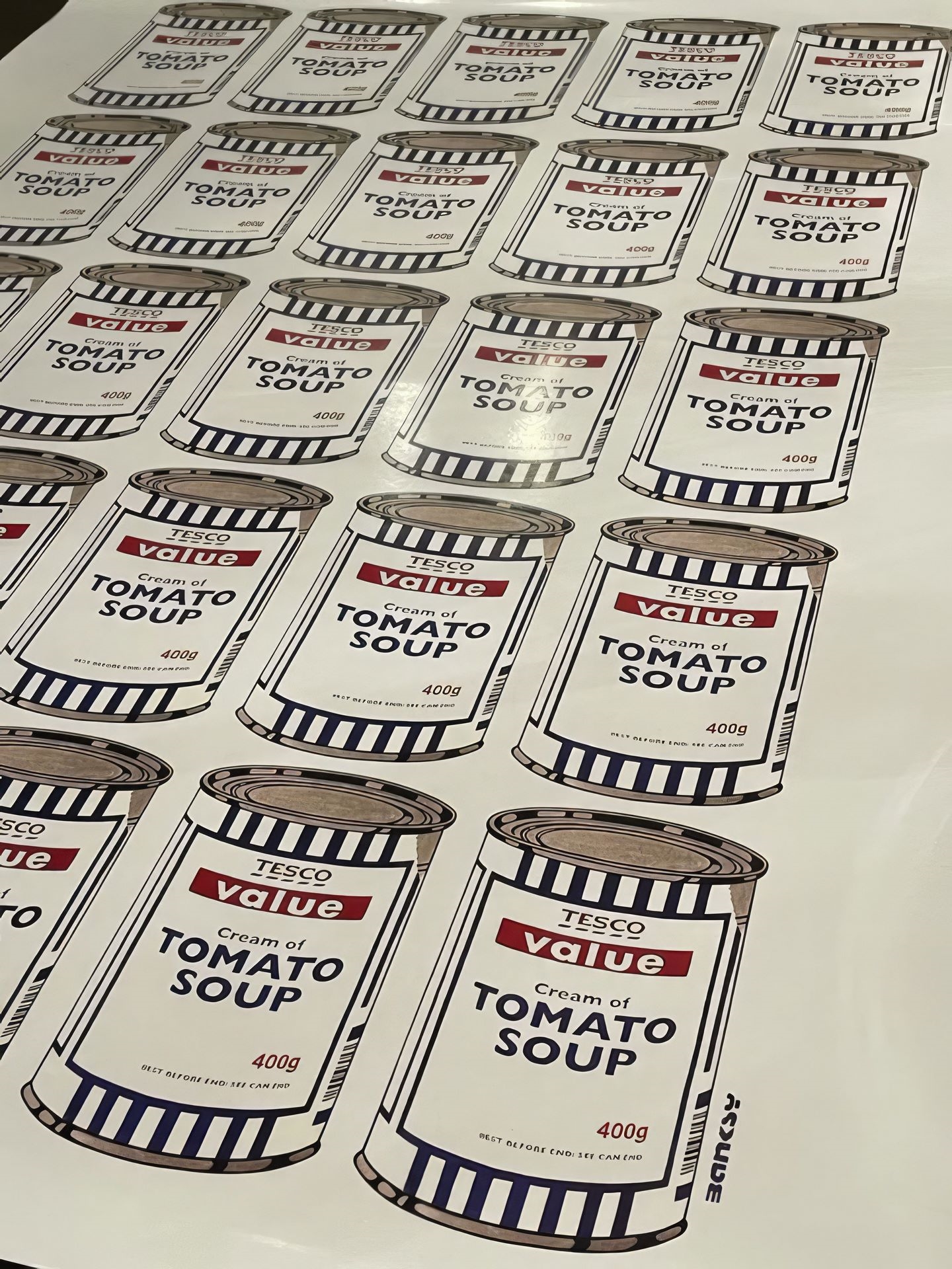 Banksy | Banksy (According to), Tesco Value Cream of Tomato Soup, 2006 ...