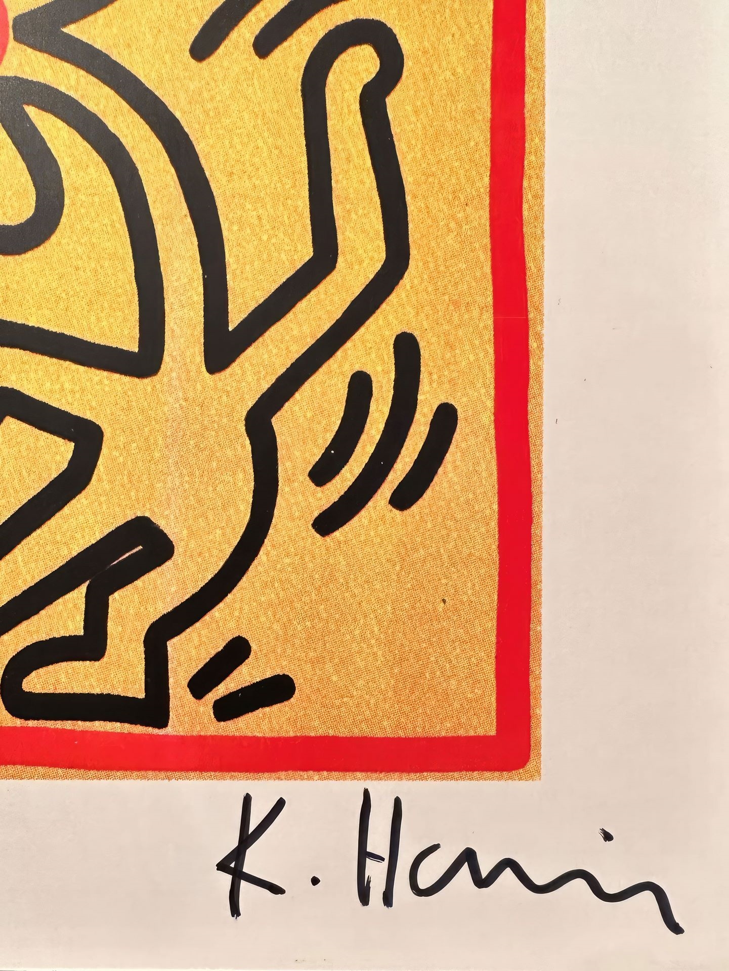 Keith Haring | Keith Haring (According to), Dancing Flowers, offset ...