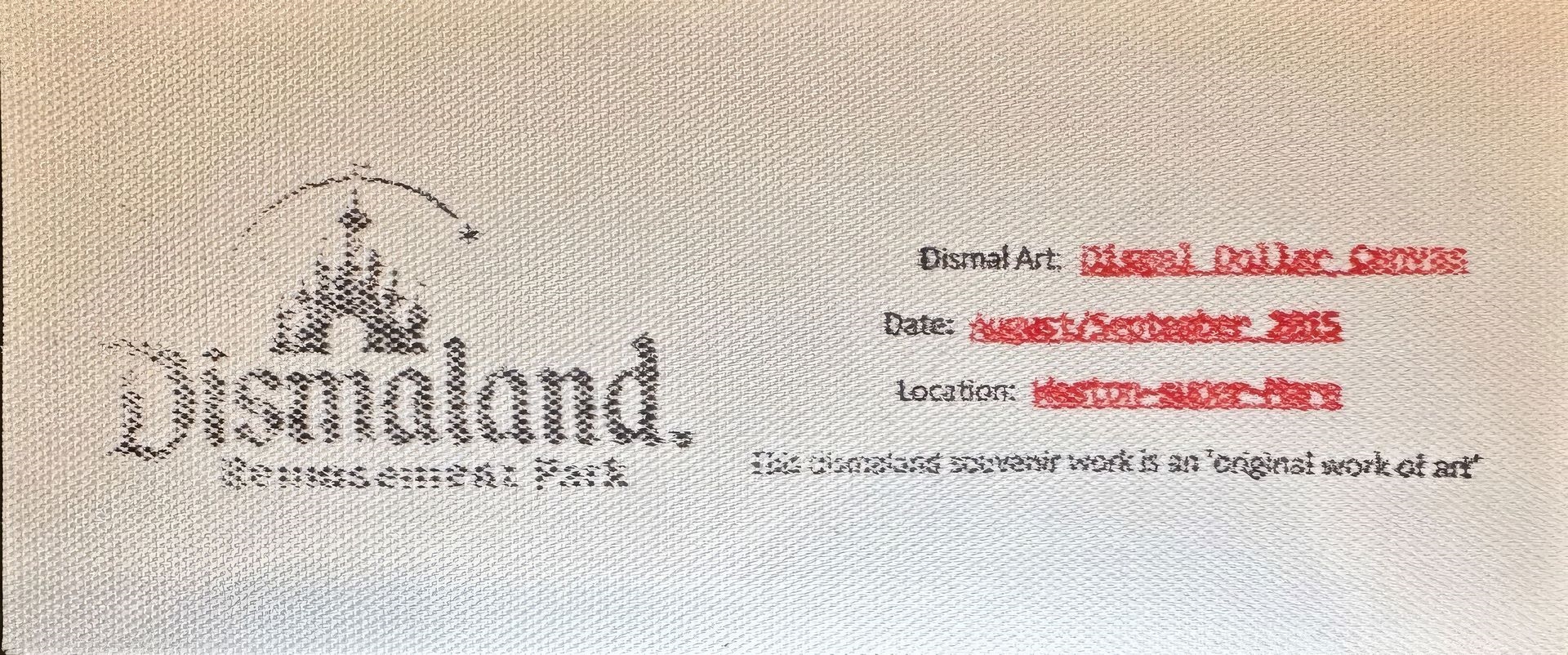 Banksy | Banksy (according to), $ 1 Grim Reaper, printing on canvas ...