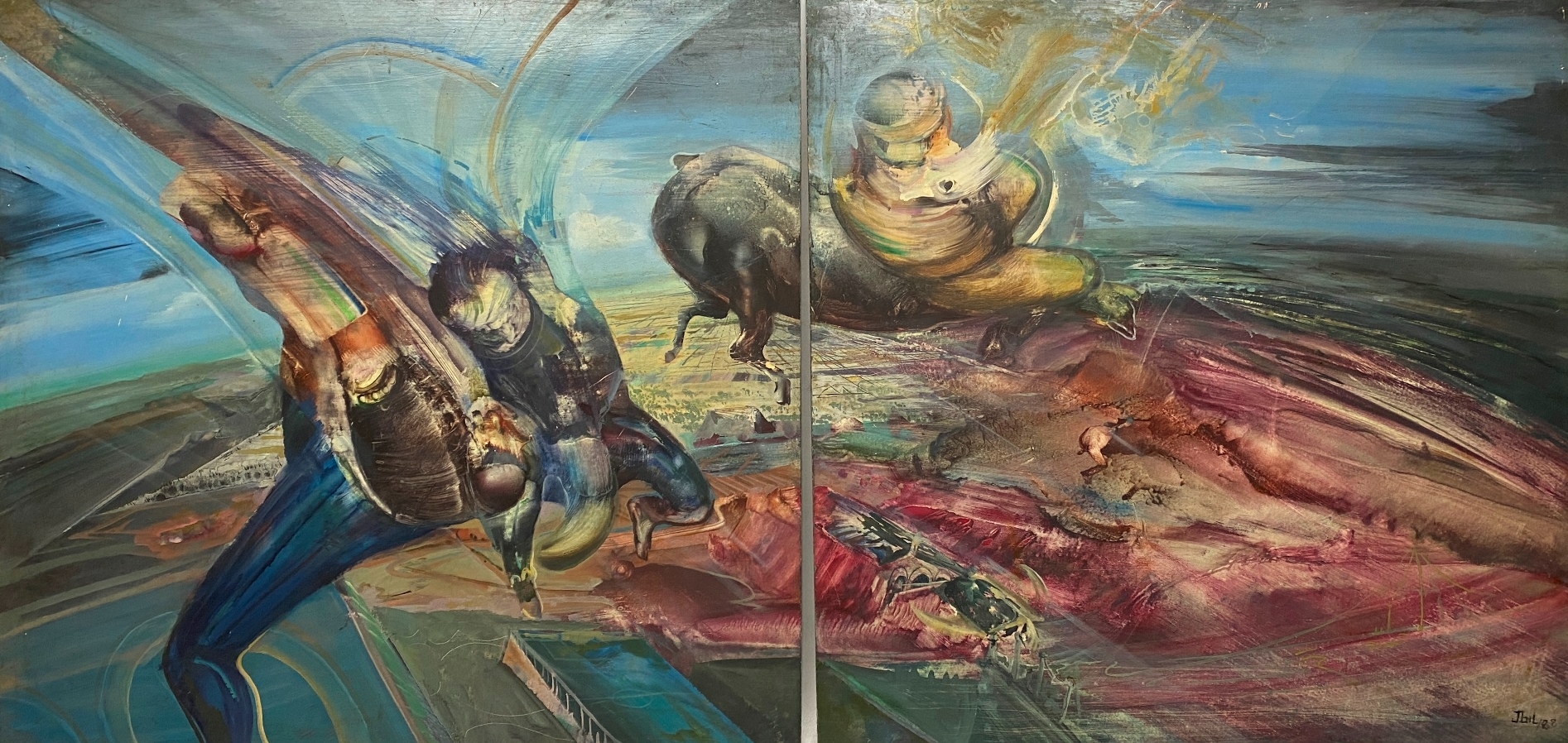 Javier Gil | El vuelo de los reclusos (1988) | MutualArt