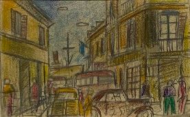 Juan Strom | Escena de ciudad | MutualArt