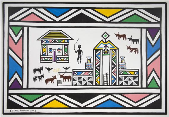 Esther Mahlangu | Gateway (2005) | MutualArt