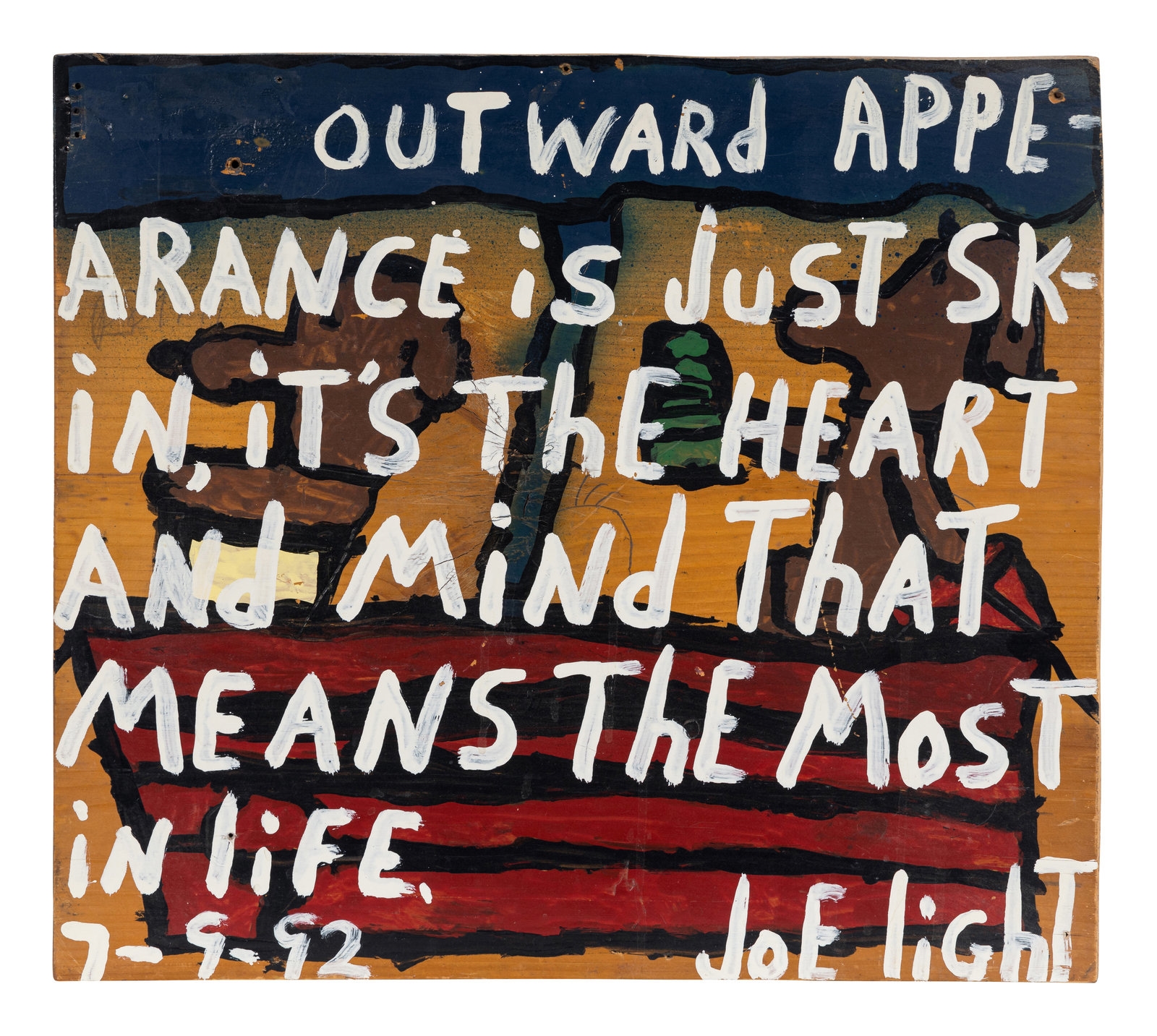 Joe Louis Light | Outward Appearence is Just Skin (1992) | MutualArt