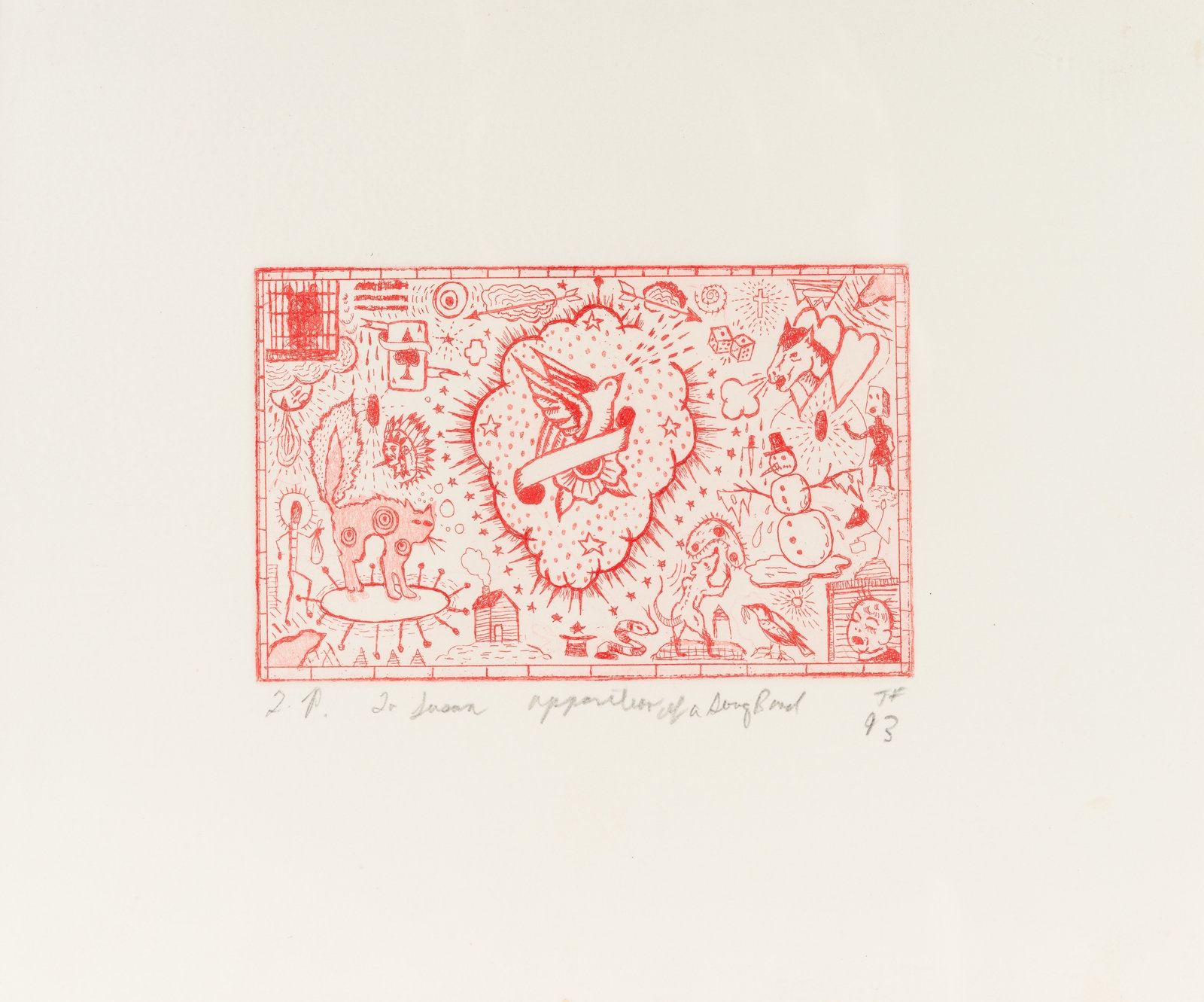 Tony Fitzpatrick | The Apparition of a Song Bird (1993) | MutualArt