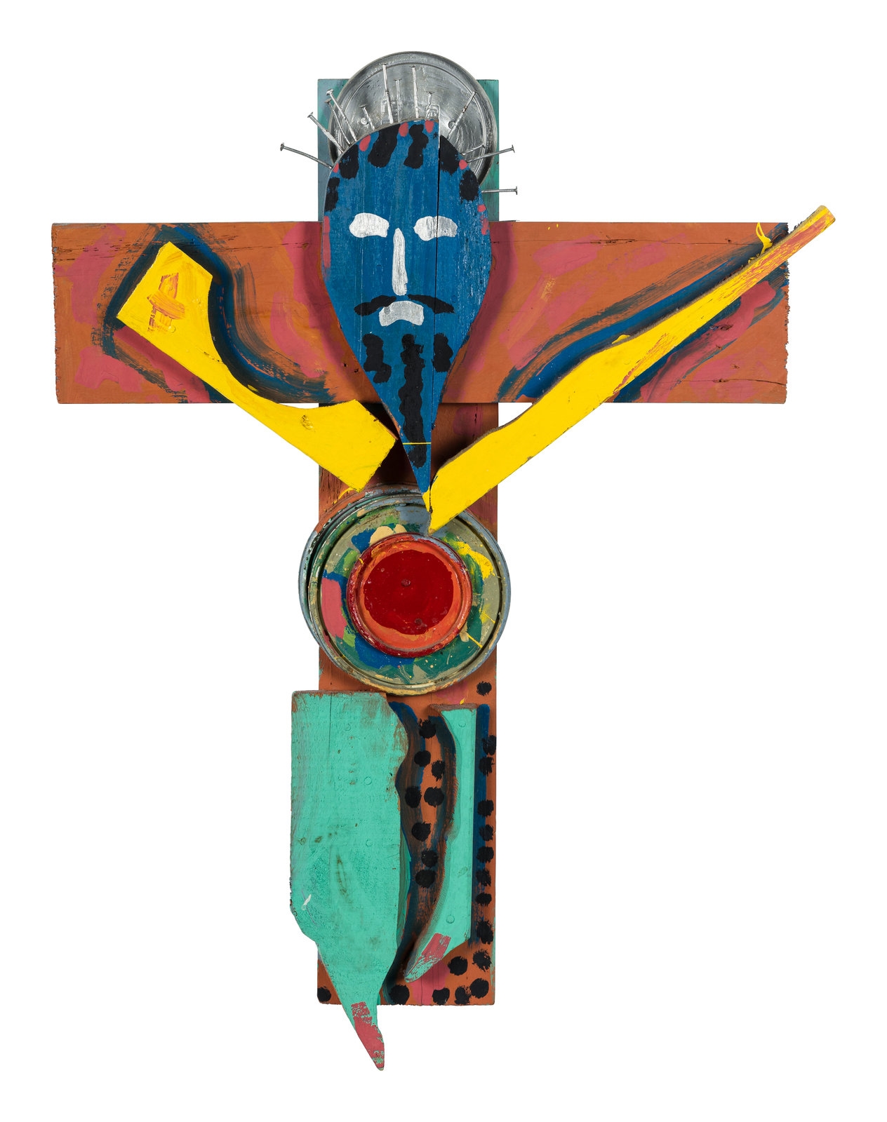George Colin | Untitled (Blue-Faced Jesus Crucifix) | MutualArt