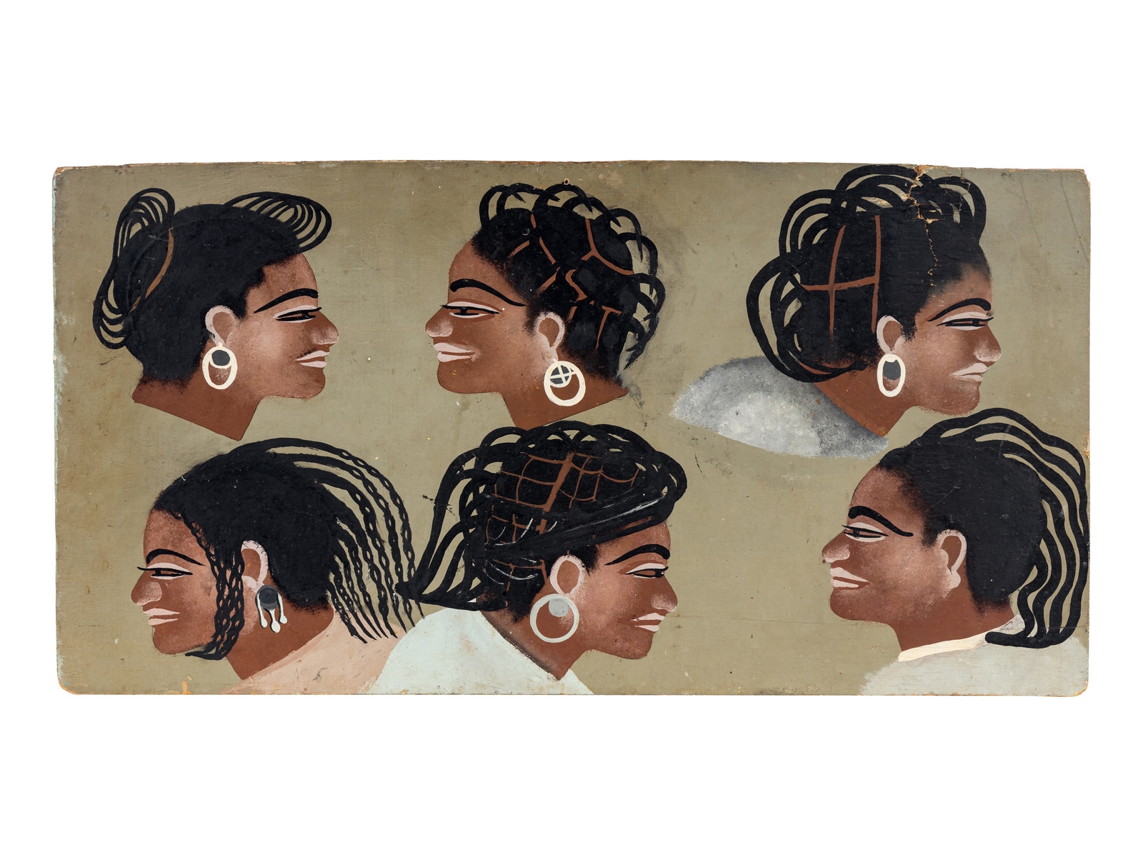 West African School | West African Hair Salon Signs (two works) | MutualArt