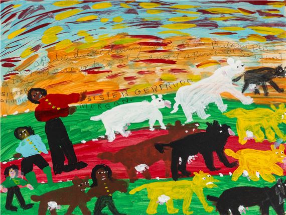 Sister Gertrude Morgan | Sister Drake Driving Cows to the Butcher's Den ...