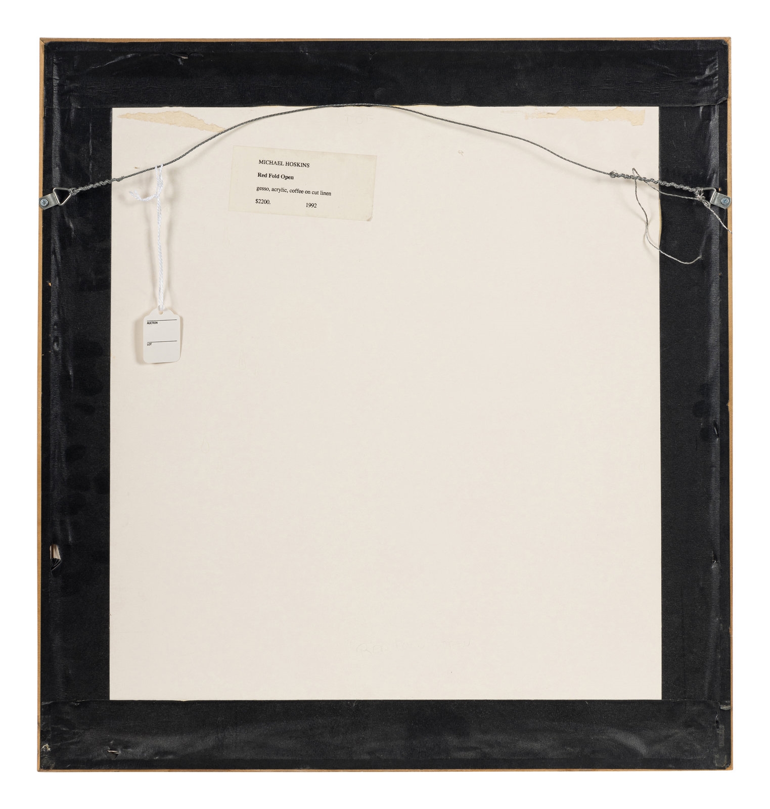 Michael Hoskins | Red Fold Open (1992) | MutualArt