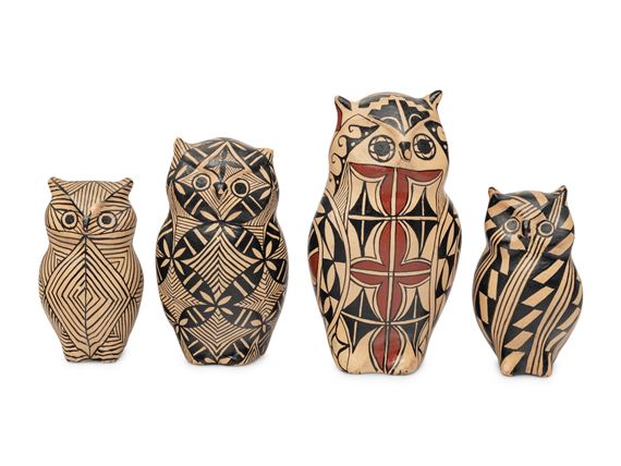 Lupe Romero | Pottery Owls | MutualArt