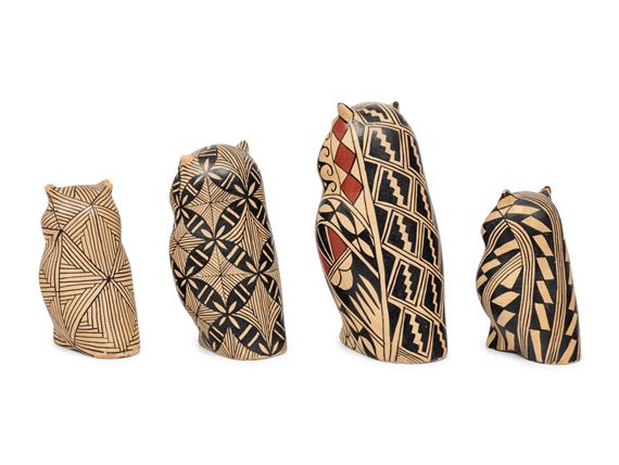 Lupe Romero | Pottery Owls | MutualArt